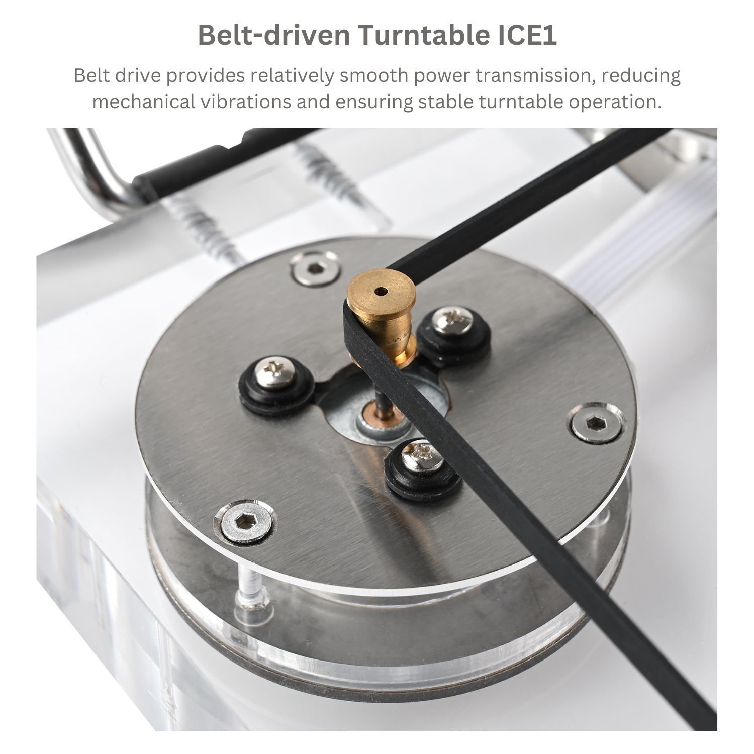 Fully Manual Belt-Drive Turntable ICE1 – Retrolife, Inc. All Rights ...