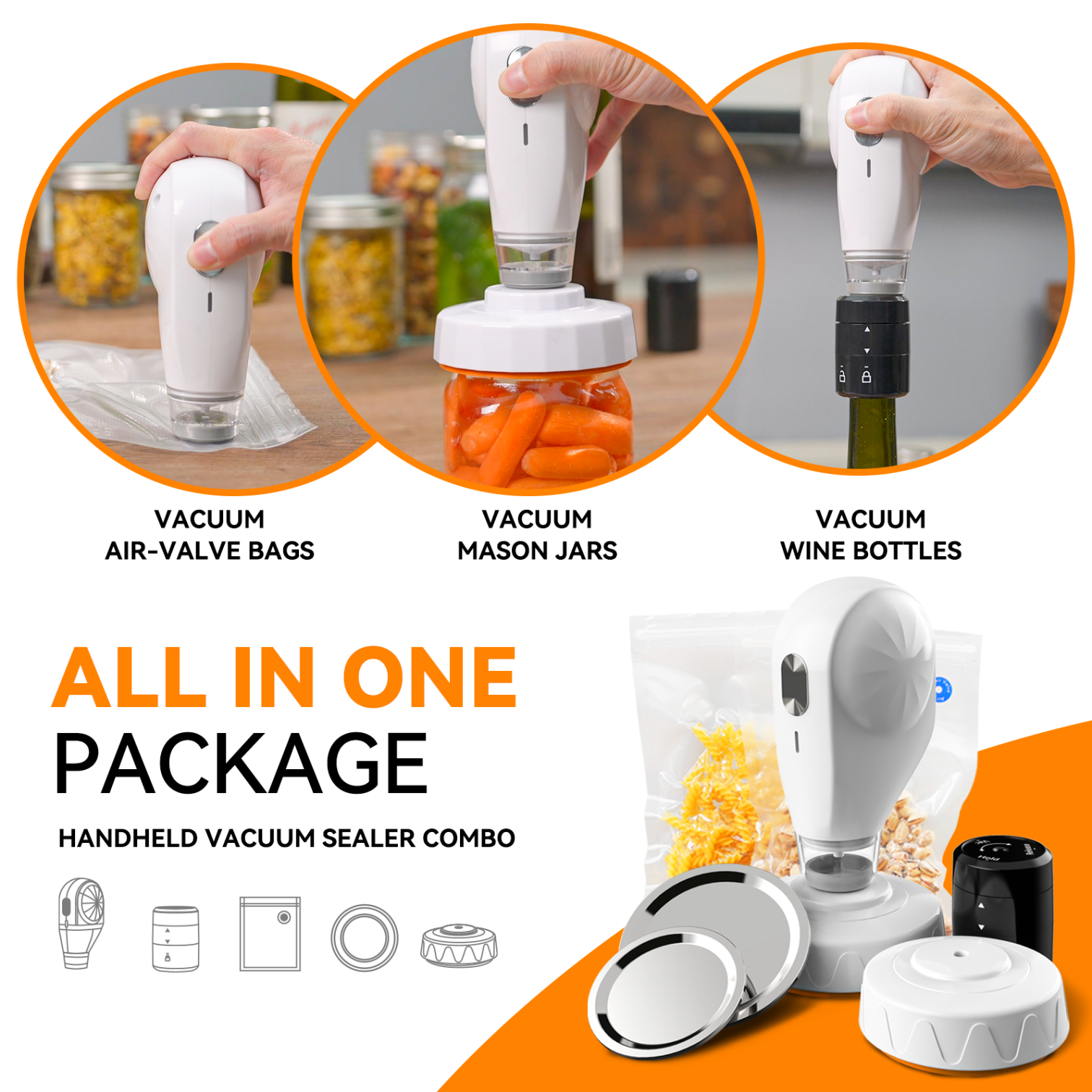 Handheld Vacuum Sealer Kit-Wevac