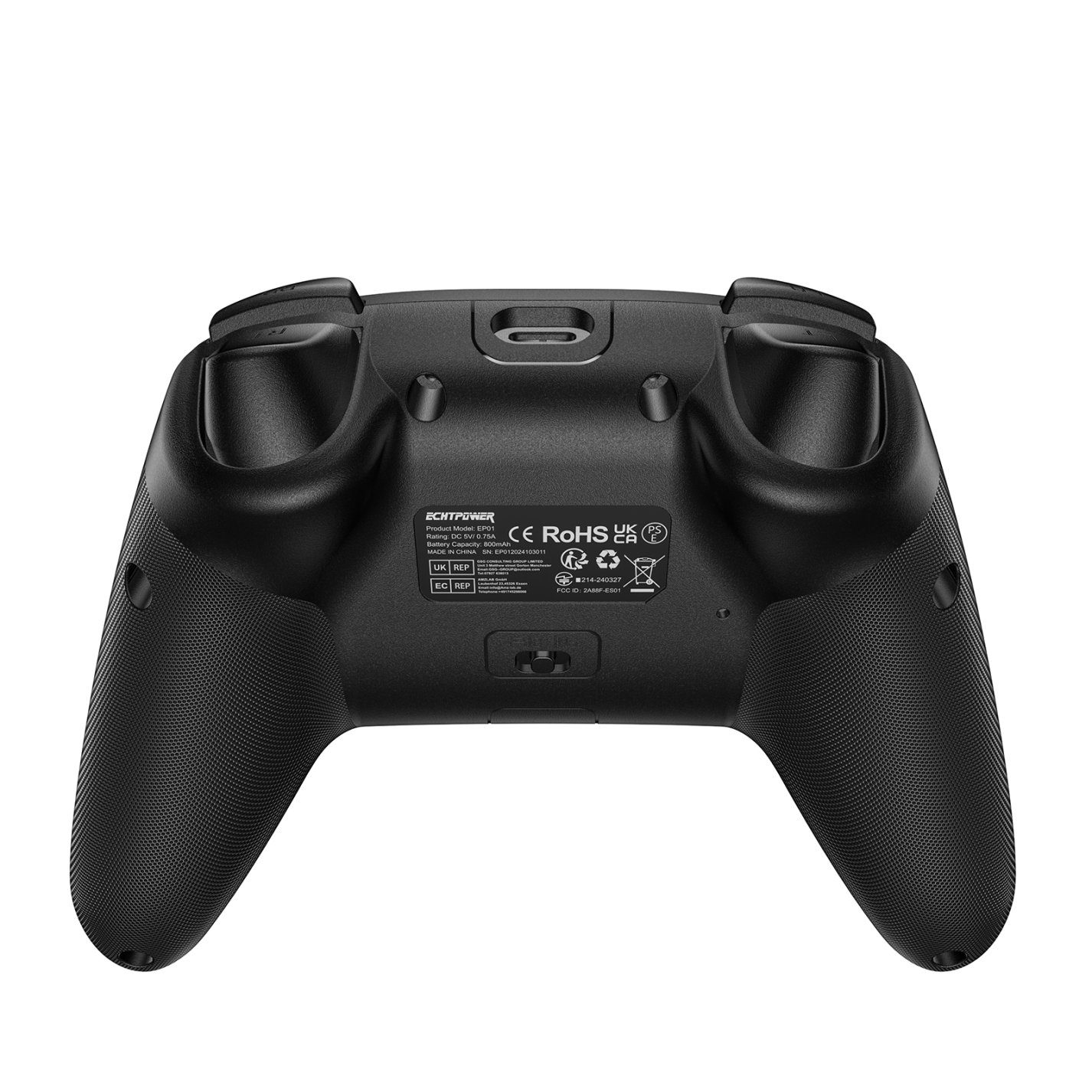 ECHTPower Wireless Pro Switch PC Controller Vibration Joystick 800mAh ...