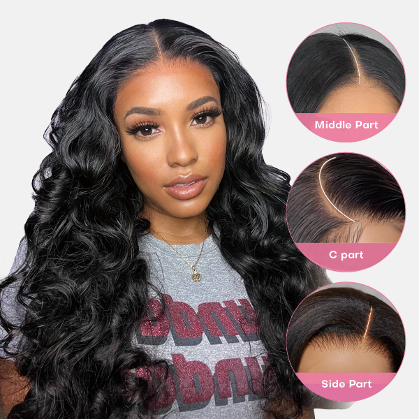 OhMyPretty Wear Go Glueless Ocean Wave 6x4 HD Lace Wig With Pre-plucke