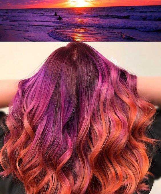 Sunset Hair Color: How Can I Get It