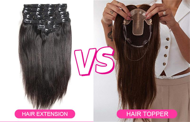 Hair Extension VS Hair Topper
