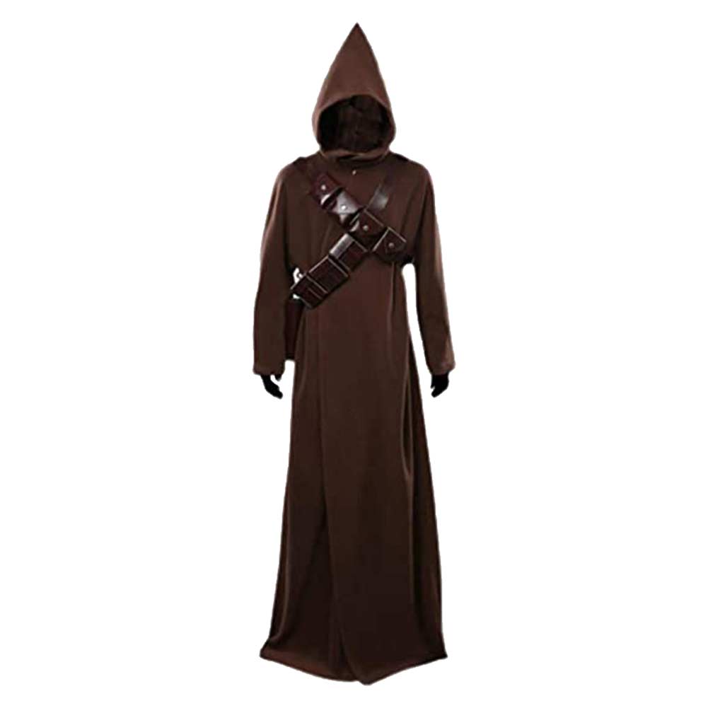 Jawa Adult Brown Robe Outfits Halloween Carnival Cosplay Costume