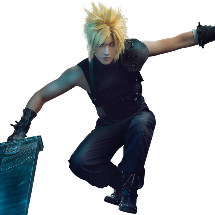 Final Fantasy VII Remake Version Cloud Strife Halloween Carnival Suit