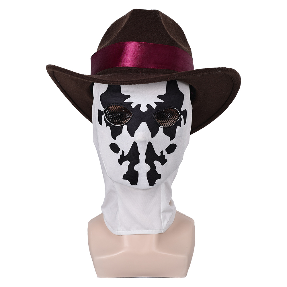 Watchmen: Chapter 1 (2024) Rorschach Hat Mask Set Halloween Carnival ...
