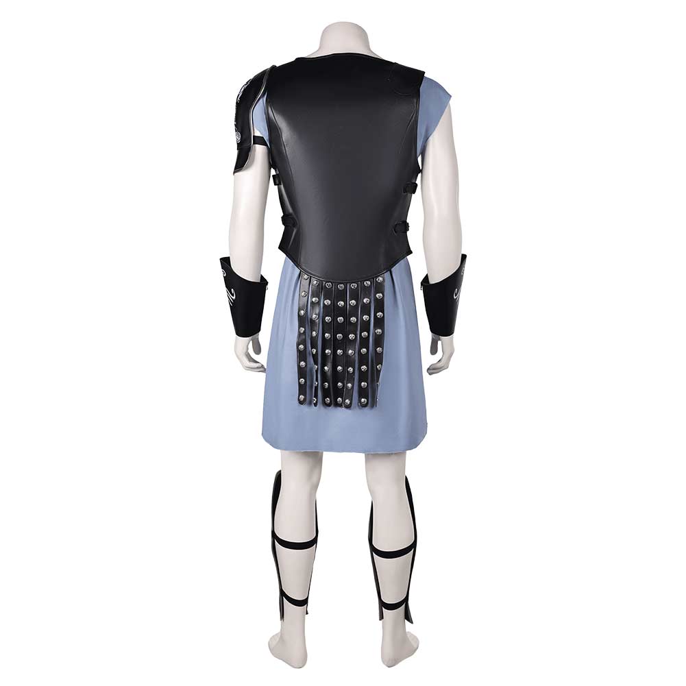 Gladiator (2024) Maximus Blue Armor Outfits Halloween Carnival Cosplay ...