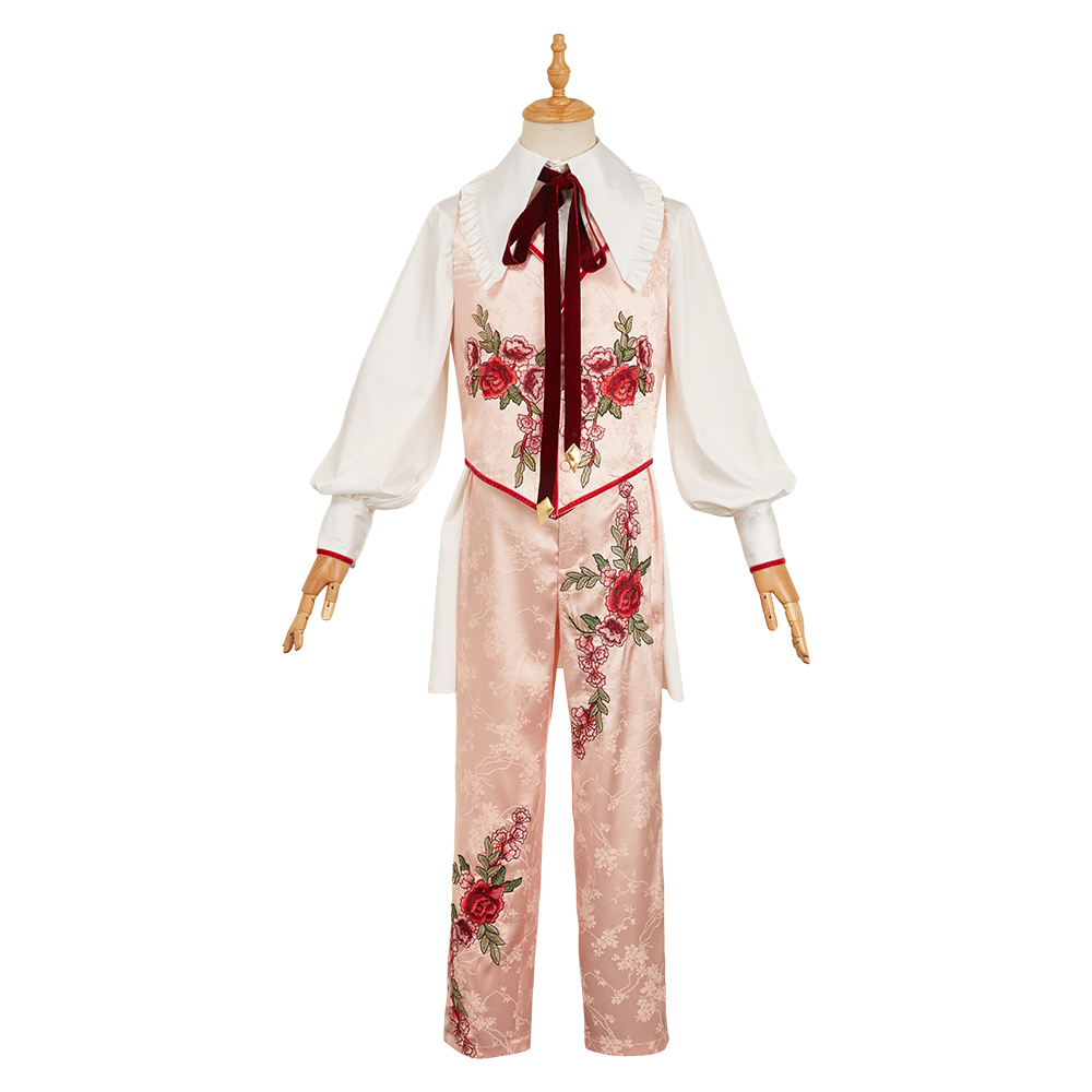 Tokyo Avengers Haruchiyo Sanzu Pink Uniform Outfits Halloween Carnival ...