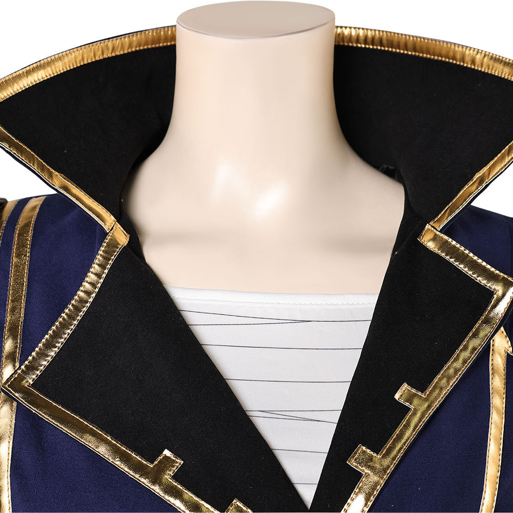 Arcane: League of Legends Season 2 Vi Blue Uniform Outfits Halloween ...