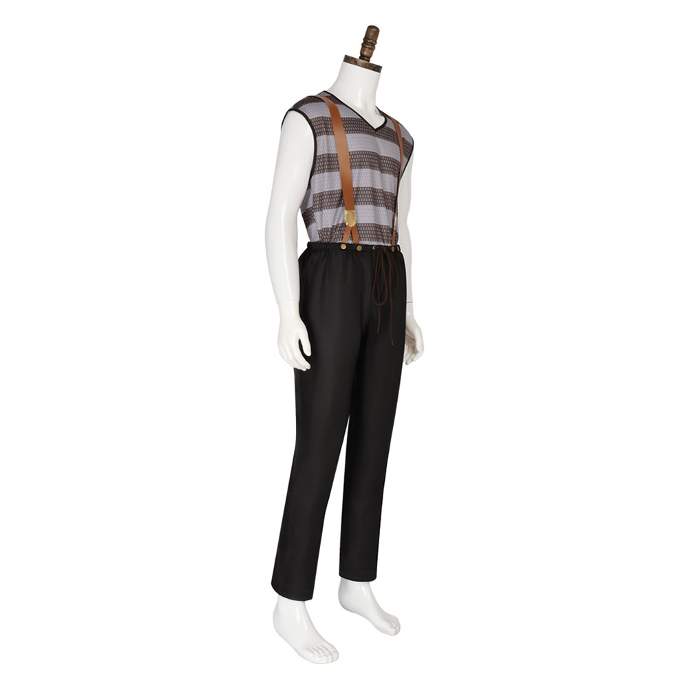 Tangled Hook Hand Thug Jail Outfits Halloween Carnival Cosplay Costume