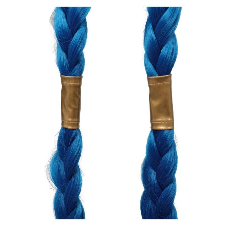 Arcane: League of Legends Season 2 (2024) Jinx Blue Cosplay Wig Heat R
