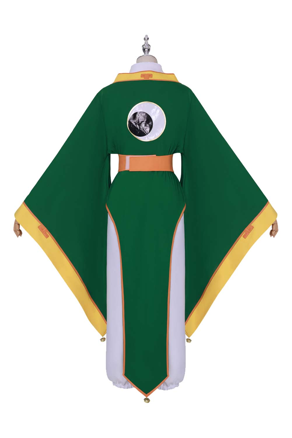 Cardcaptor Sakura Syaoran Li Green Combat Robe Outfits Halloween Carni