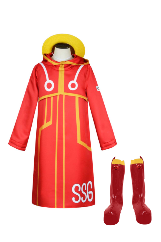 One Piece 2024 Egghead Arc Monkey D. Luffy Full Set Outfit Halloween C