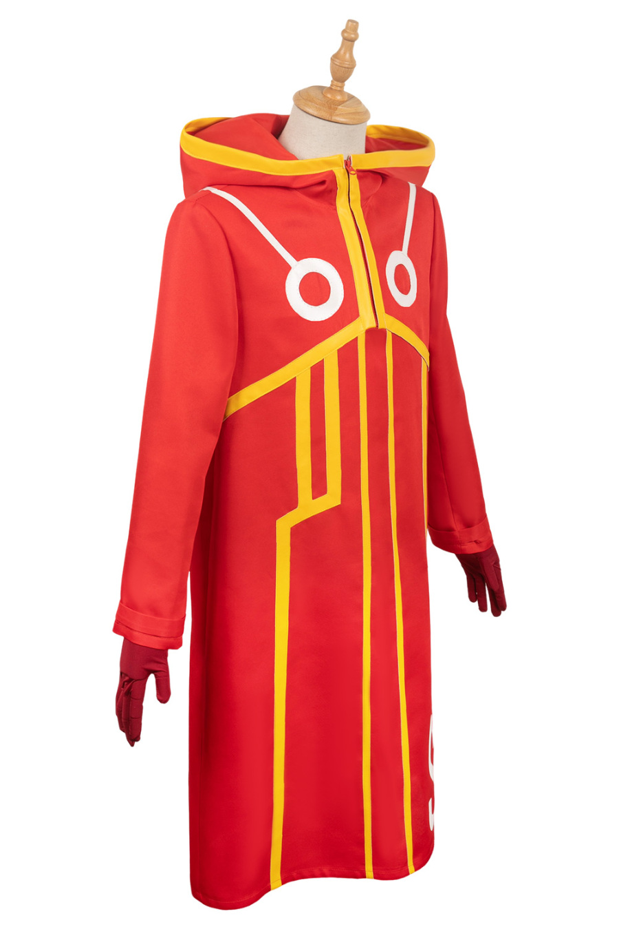 One Piece 2024 Egghead Arc Monkey D. Luffy Red Future Outfit Halloween