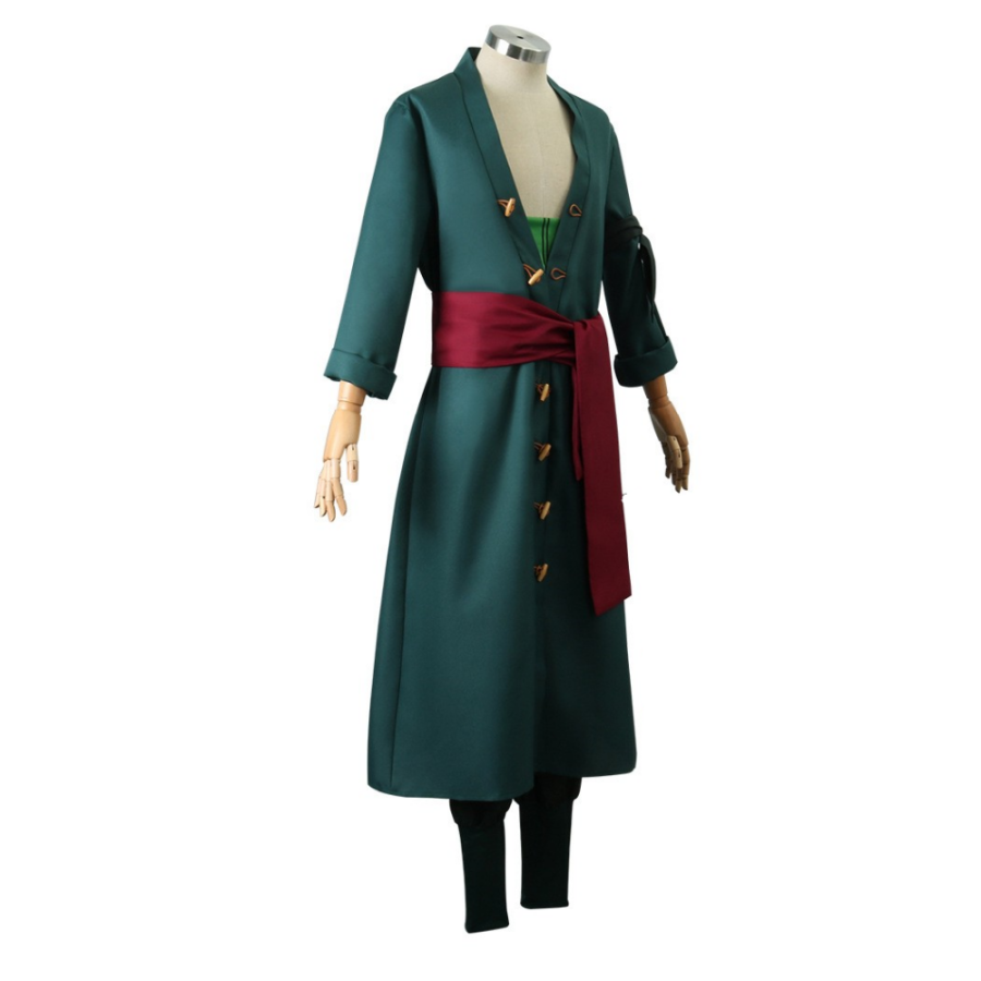 One Piece Roronoa Zoro Two Years Later Kids Outfits Halloween Carnival