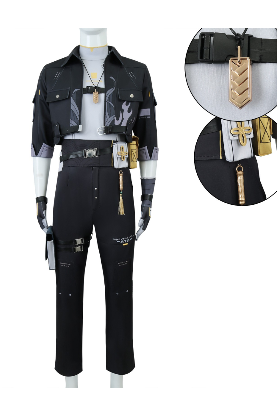 Wuthering Waves Heroi Rover Outfits Halloween Carnival Suit