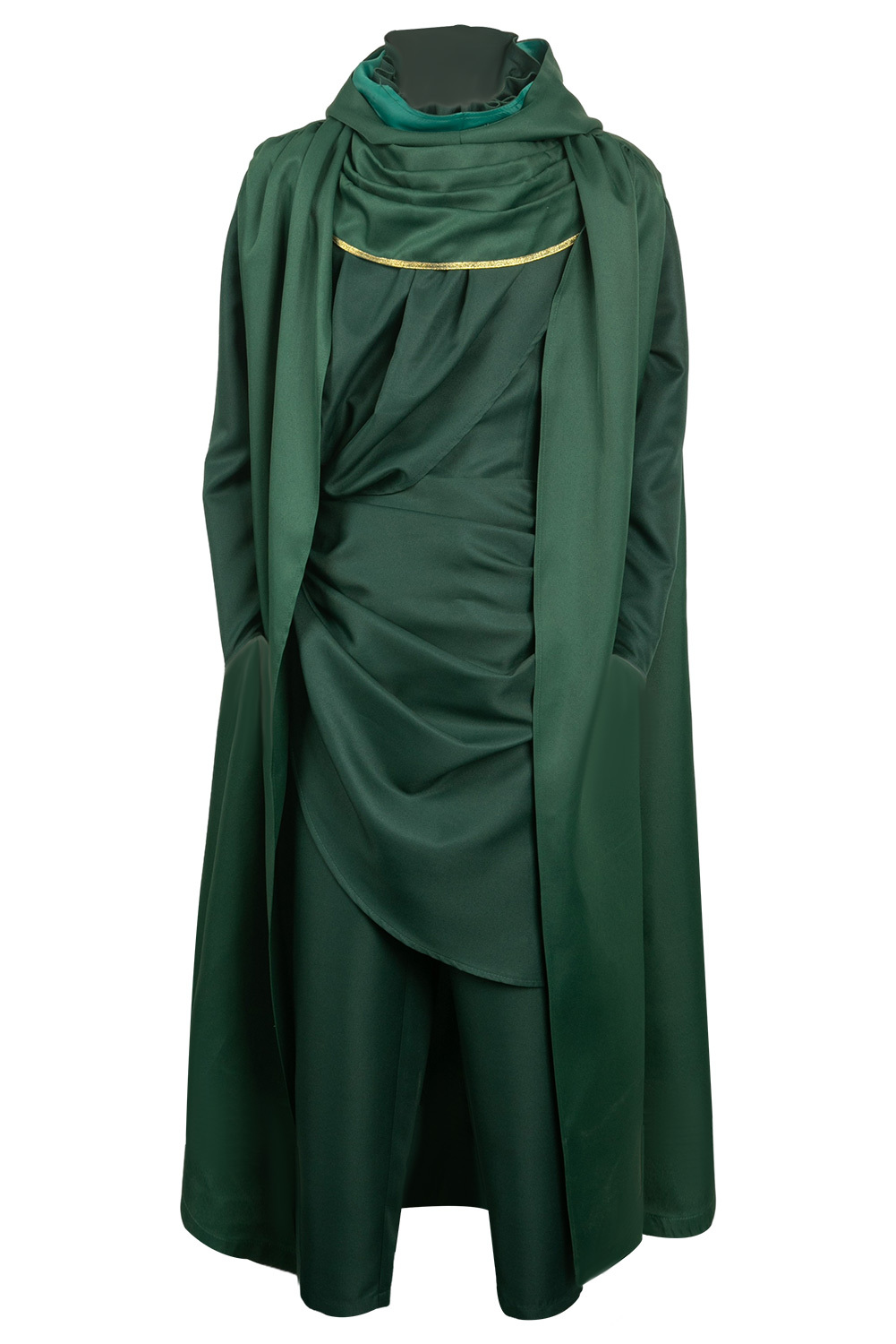 Loki Green Cloak Set Outfits Halloween Carnival Suit Cosplay Costume