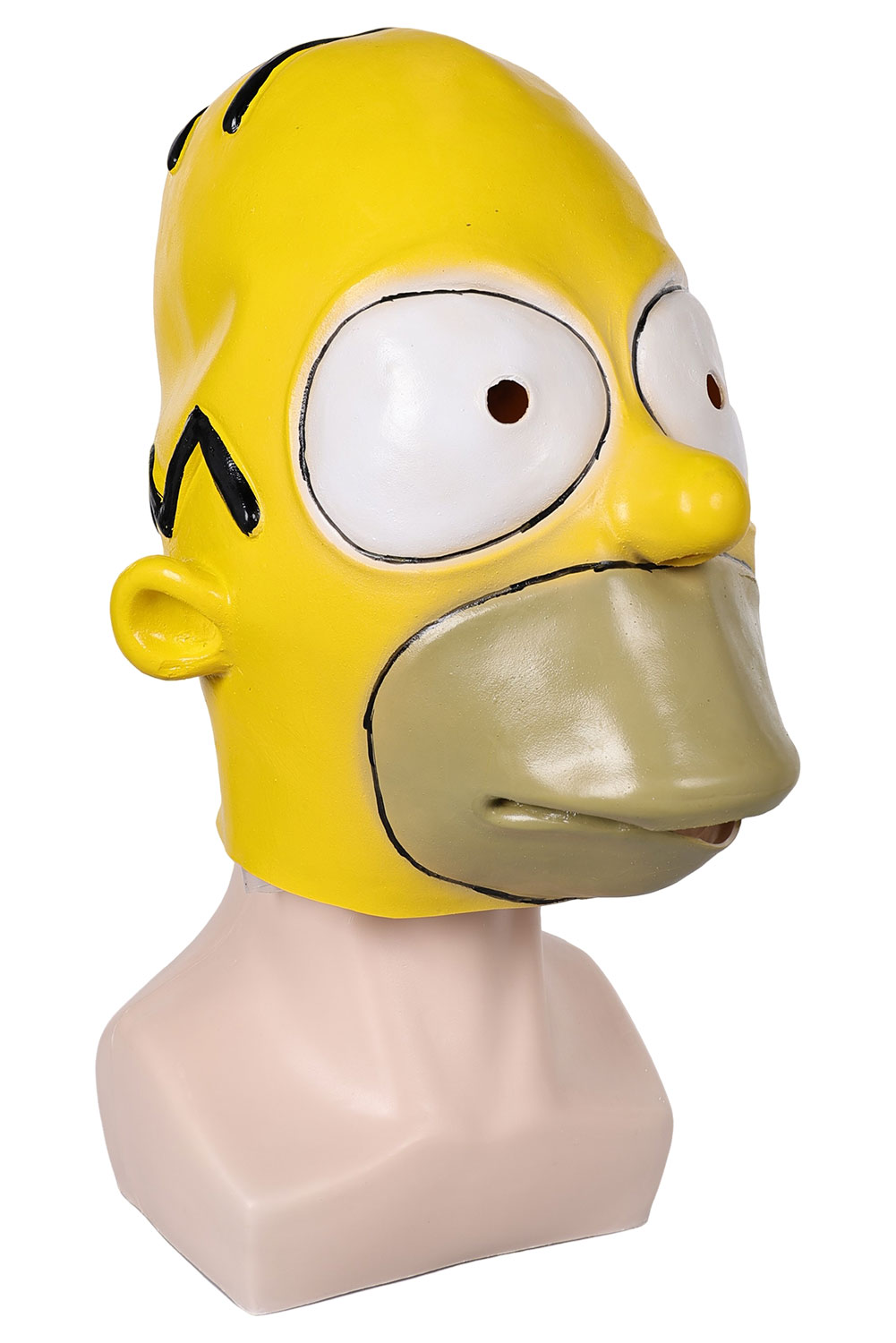 TV The Simpsons Homer Jay Simpson Cosplay Latex Masks Helmet Masquerade ...