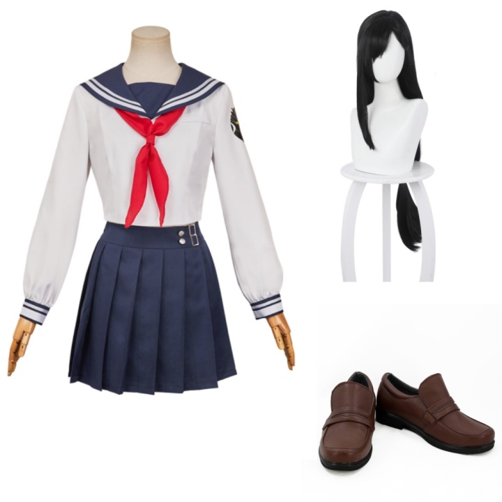 Final Fantasy VII Tifa Seventh High School Uniform JK Outfits Hallowee
