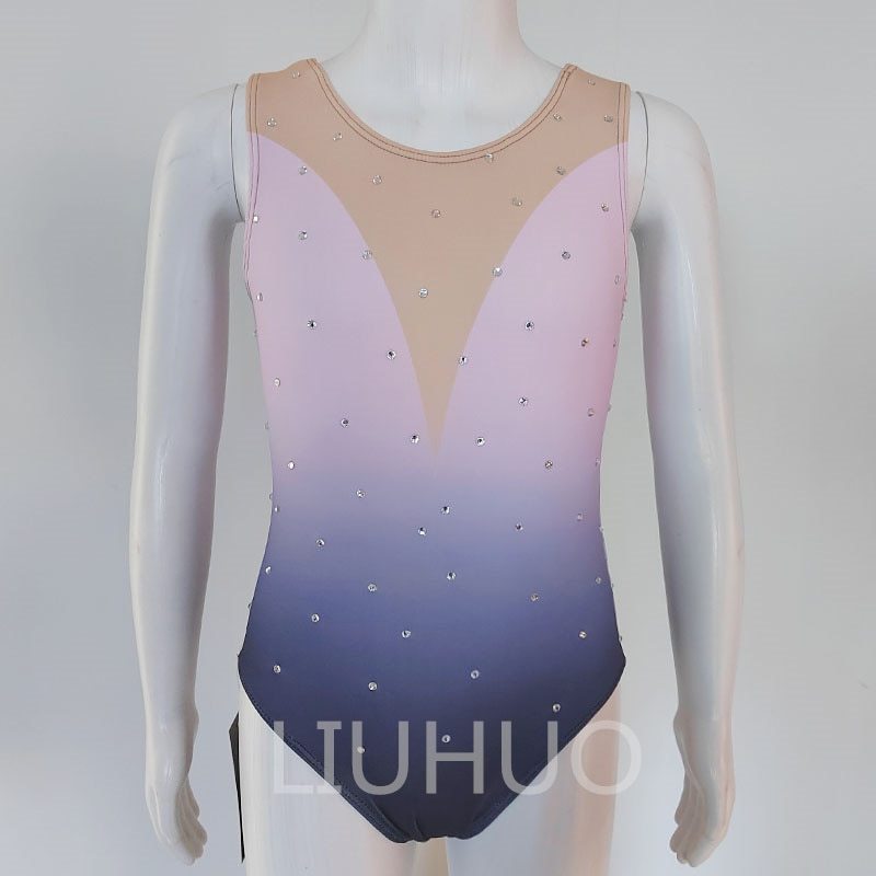 Artistic Gymnastics Bodysuit Competition Suit Gymnastics Leotard Custom ...