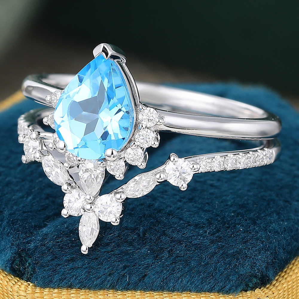 Topaz wedding ring store
