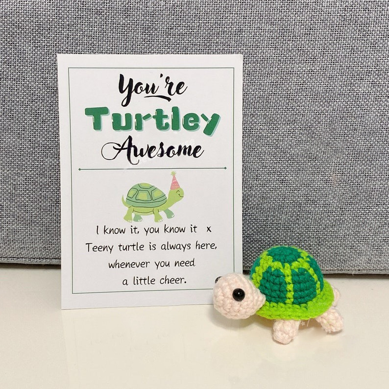 🎁Handmade Gift-🐢You're TURTLEY AWESOME Stuffed Turtle