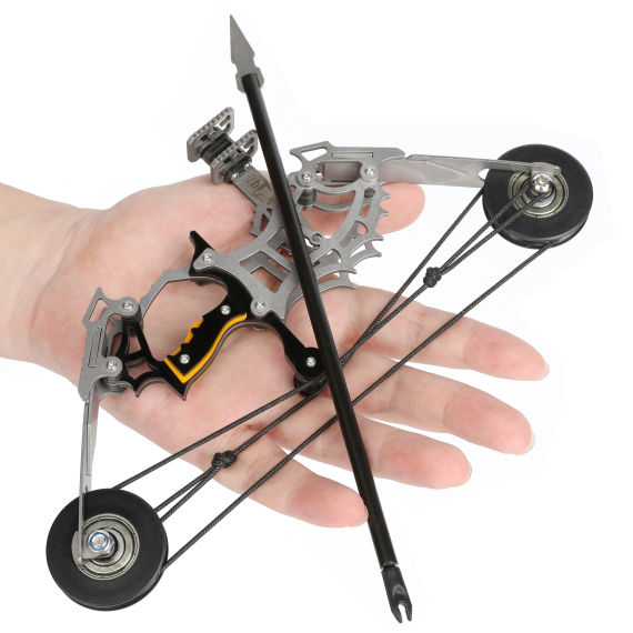 Mini Compound Bow and Arrow Set Miniature Bow Gifts for Archers