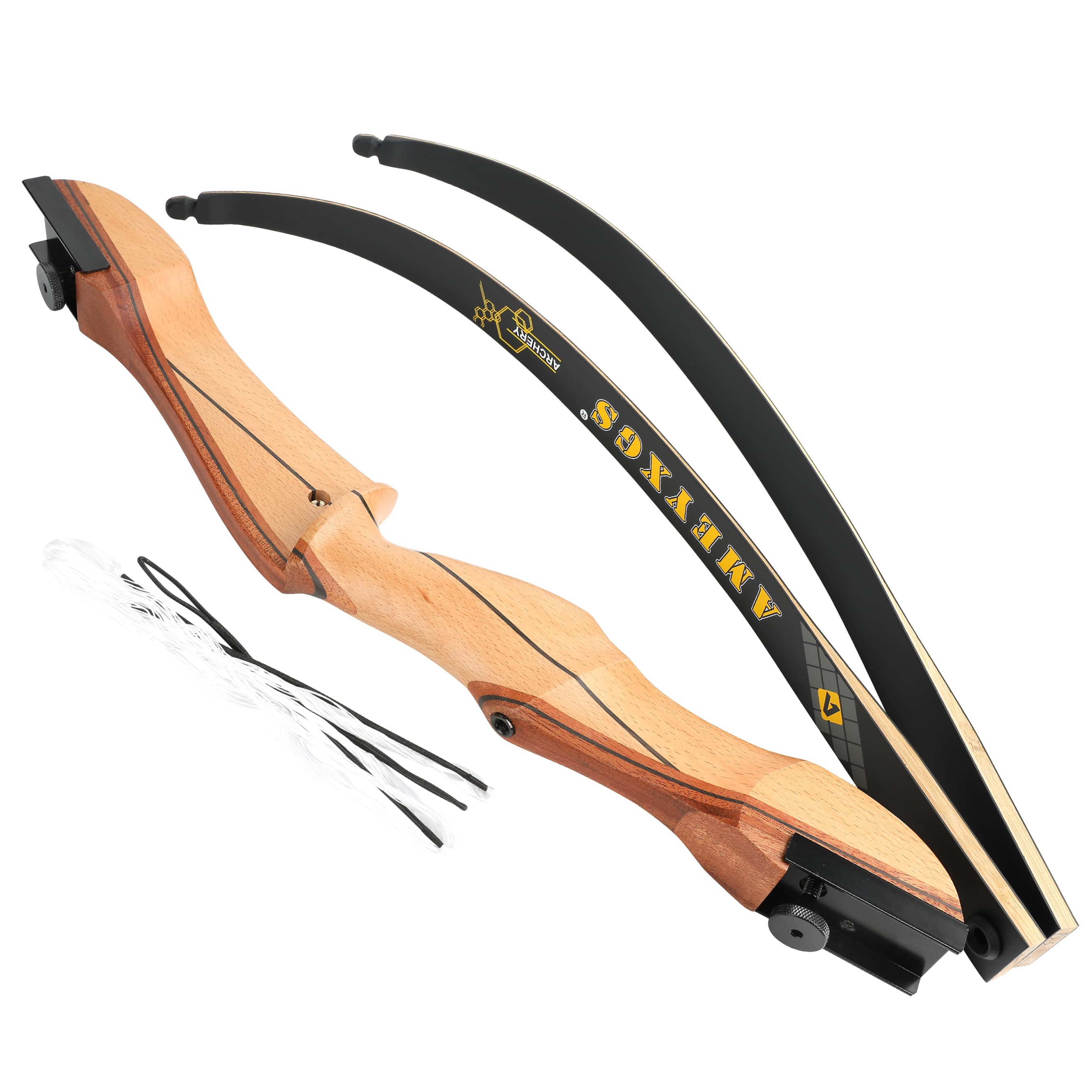 AMEYXGS 66" 68" 70" Wooden Target Recurve Bow 14-40# @28"-CHN Archery