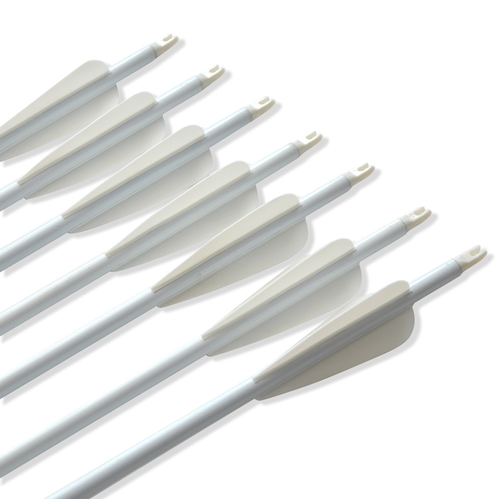 30" carbon fiber arrows Spine 500 Compound Bow Arrows(12 Pack)