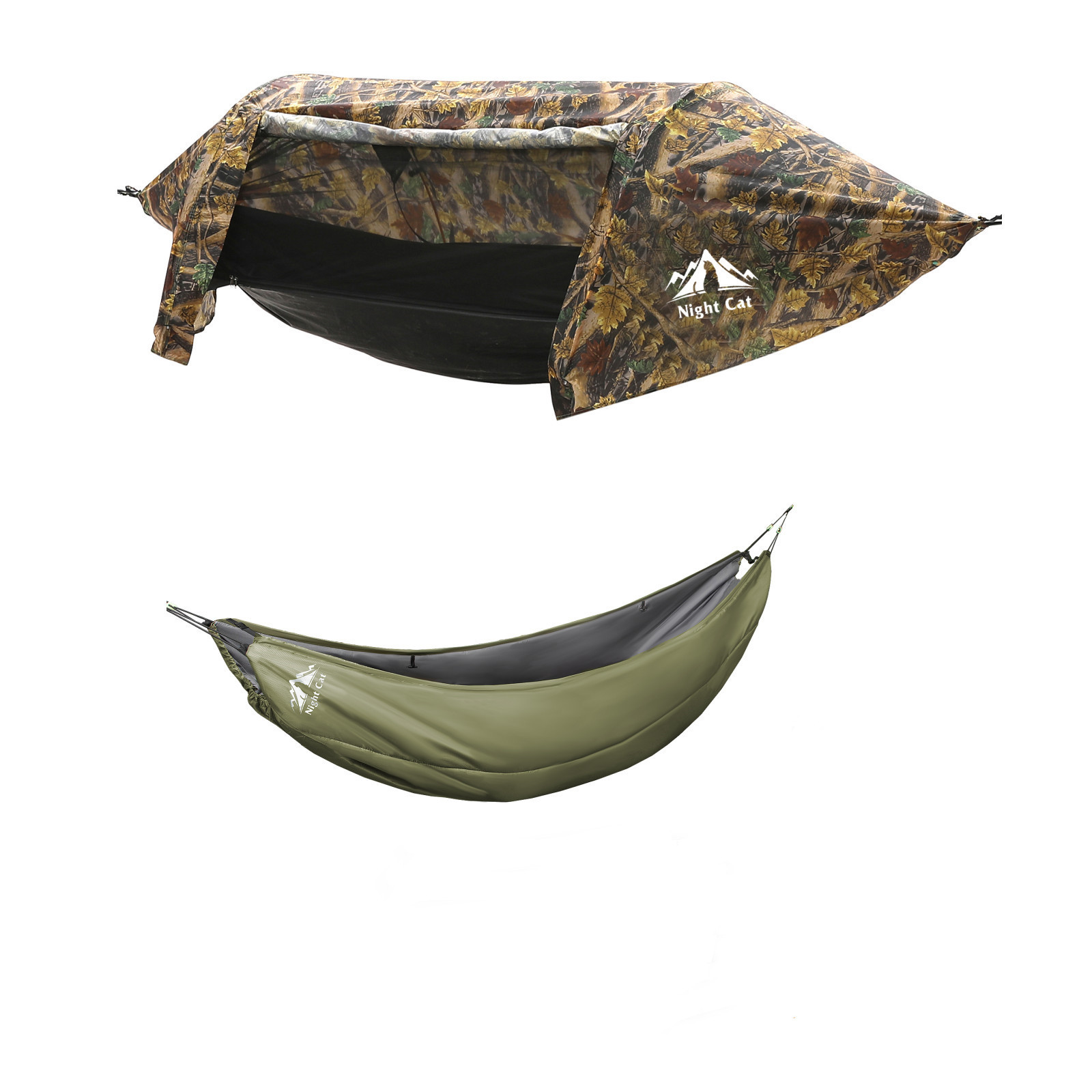 Night Cat Camping Hammock Tent with Hammock Underquilt Combo Set ...