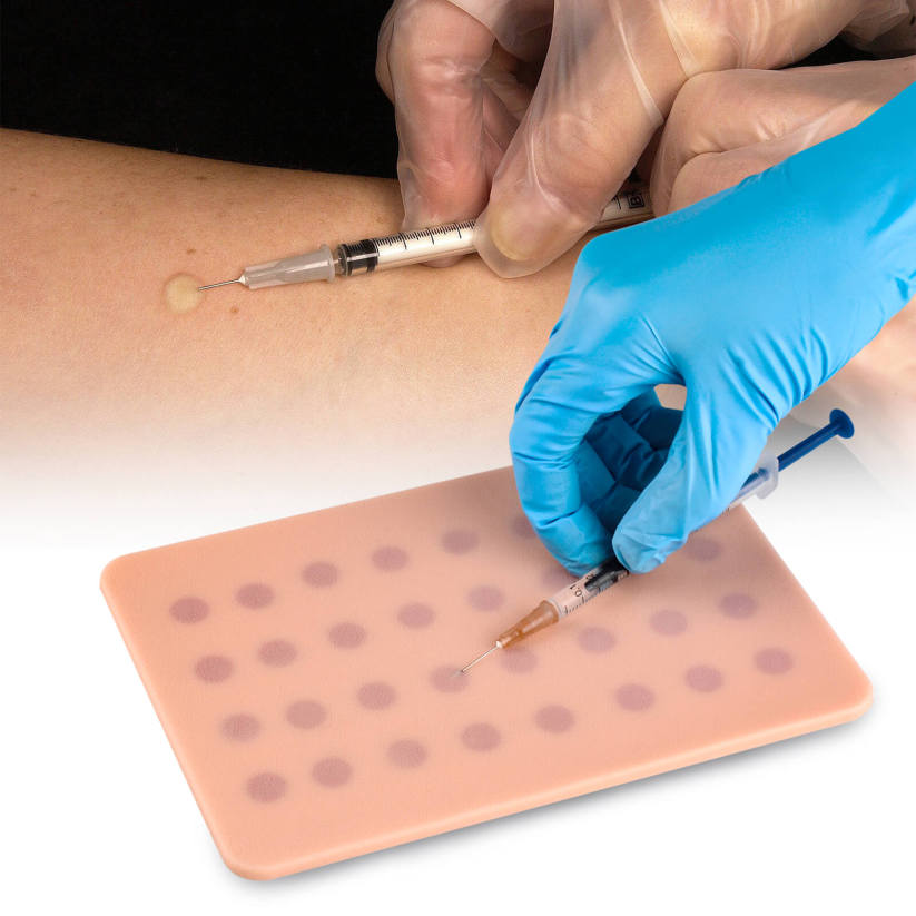 Intradermal Dual Injection Training Pads with 64 Injection Spots ...