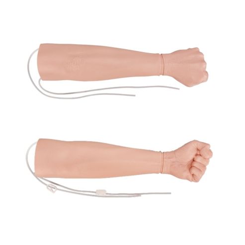 Replaceable Skin IV & Phlebotomy Practice Arm Kit for Nursing Training ...
