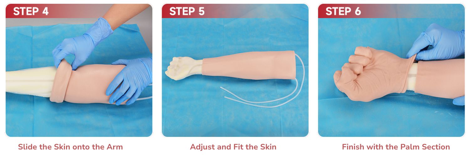 How to Replace Skins on the Ultrassist IV Injection Practice Arm