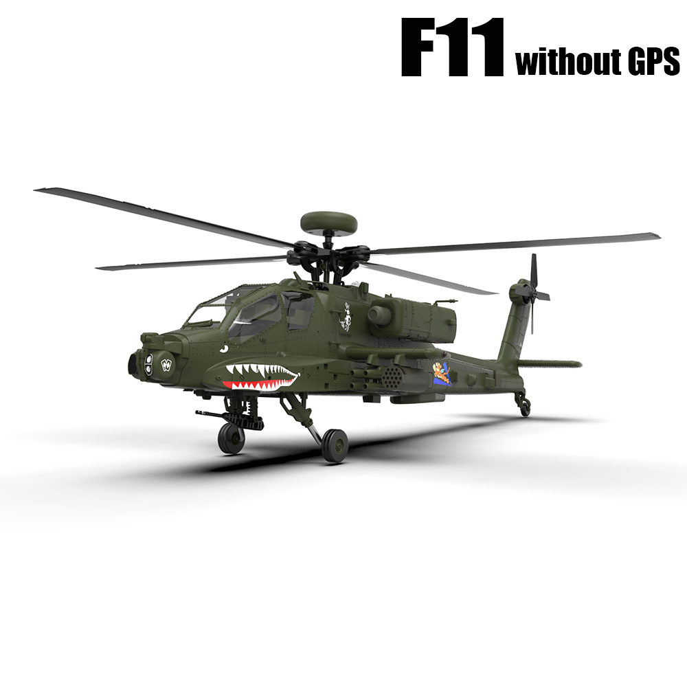 YuXiang F11 Apache AH-64 3D/6G 6-Axis Gyro RC Helicopter