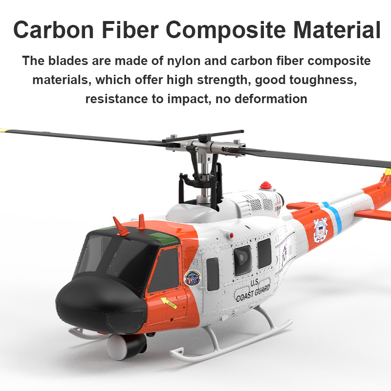 YUXIANG F07S UH-1D Huey GPS Stabilized Helicopter - RTF