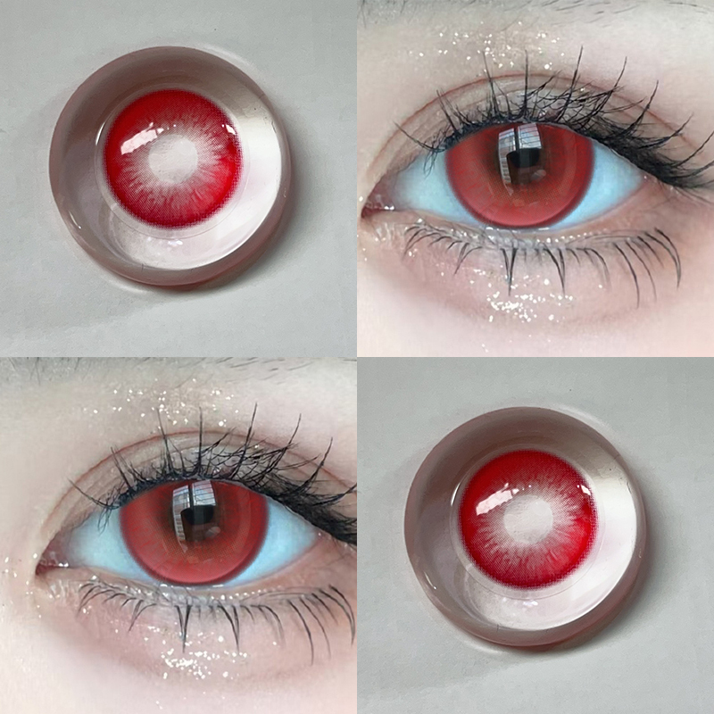 Ruby Red Yearly Contact Lenses