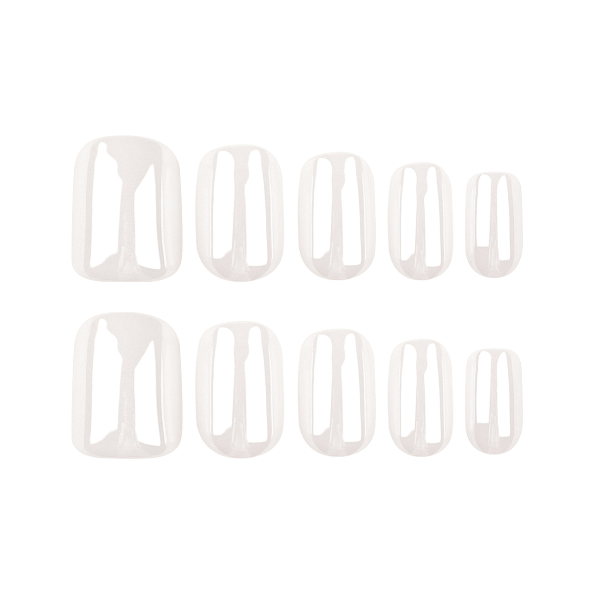 Lunar Frost White Nails
