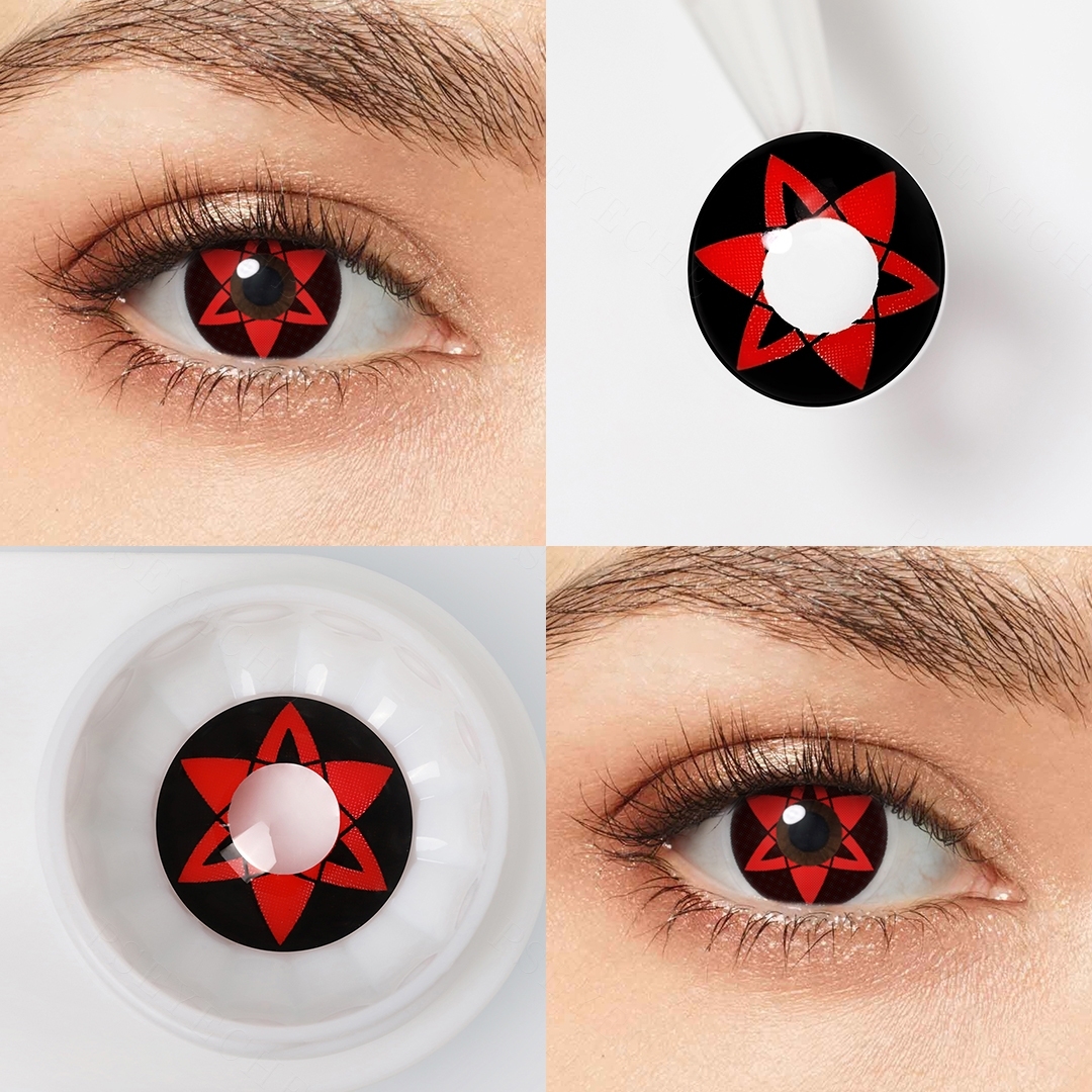 Celestial Emblem Red Halloween Yearly Contact Lenses