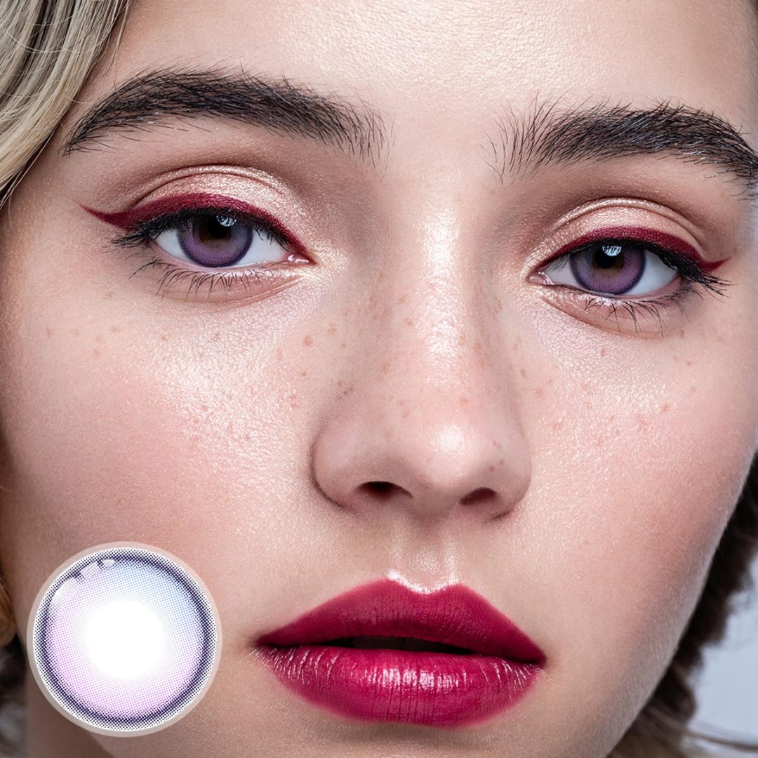 Halo Purple Prescription 6 Months Contact Lenses