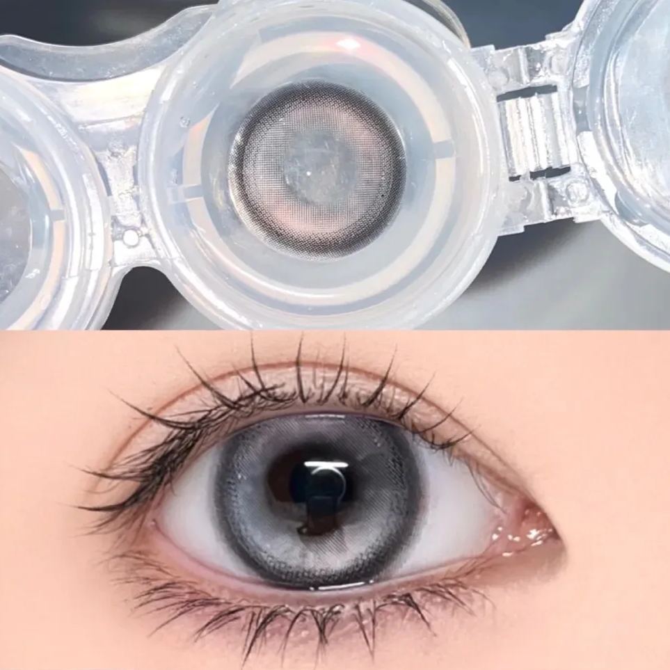 [US Warehouse] Polar Glacier Grey Prescription Yearly Contact Lenses