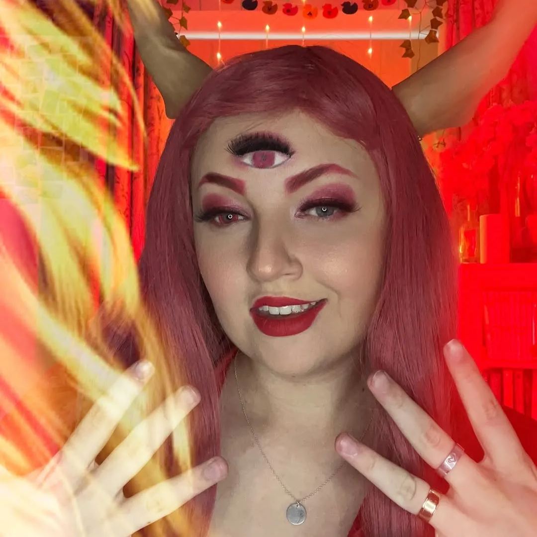 Ruby Red Yearly Contact Lenses