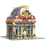 2657pcs Doughnut Dessert Workshop Assembly Toy - Street Scene Building ...