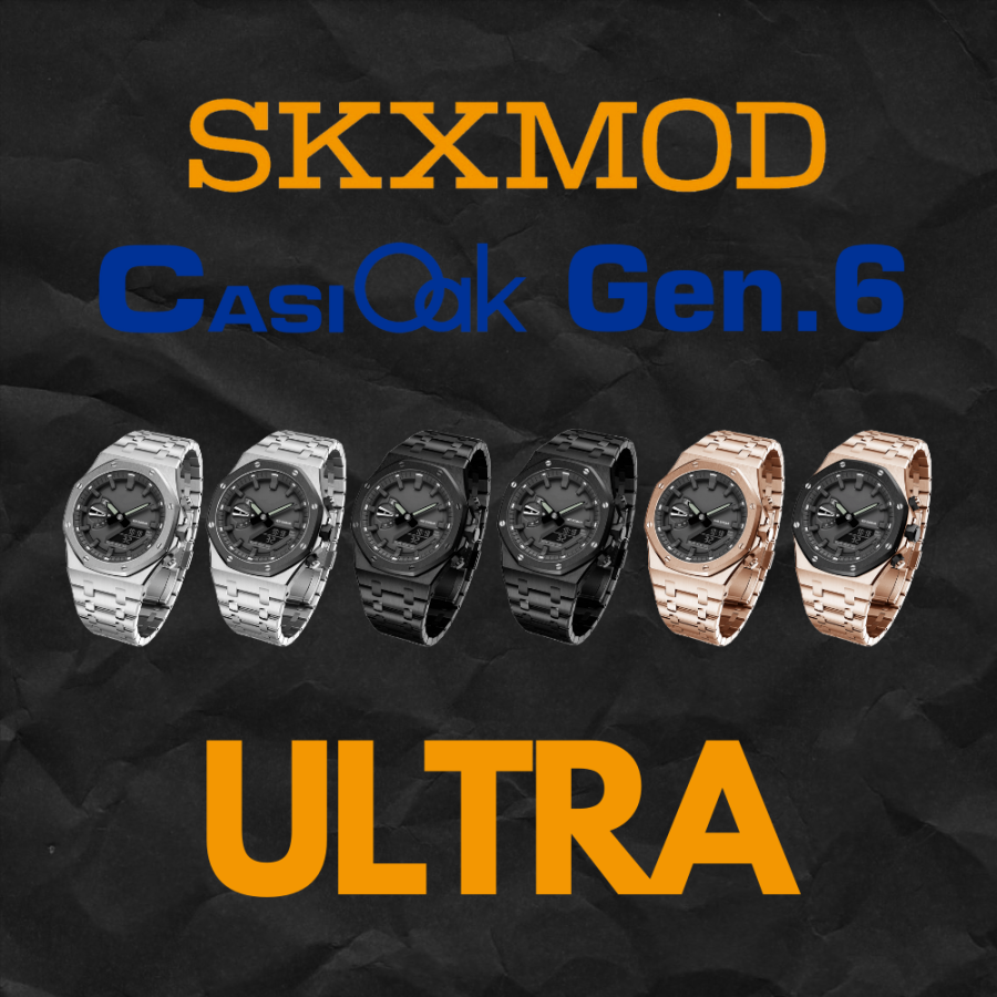 [SKXMOD] Casebacks for "CasiOak" Gen.6 Modding Kits