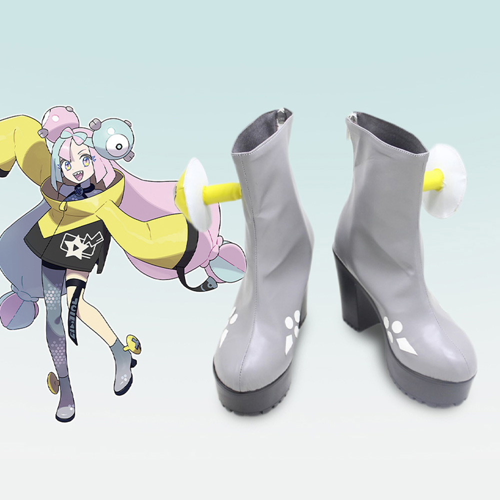 Anime Game Pokemon Scarlet And Violet Lono Cosplay Shoes Boots