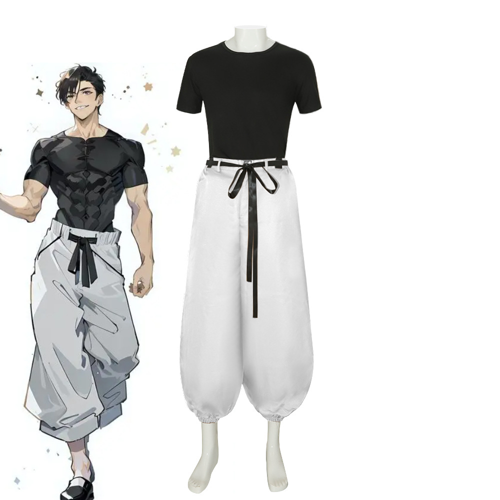 Anime Jujutsu Kaisen Fushiguro Toji Cosplay Costume Uniform Outfit ...