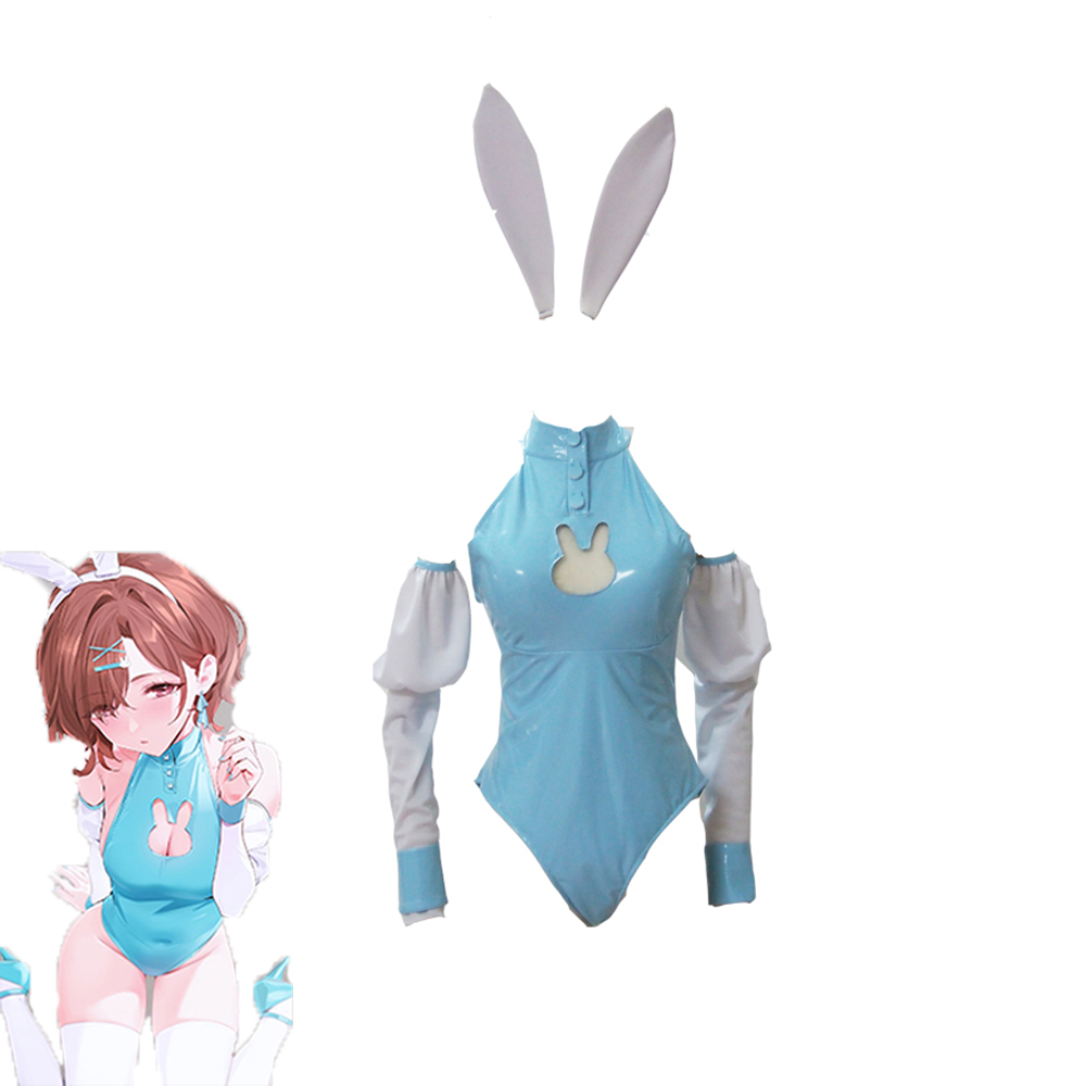 Game The Idolm@Ster Higuchi Madoka Swimsuit Cosplay Costume Cute bunny