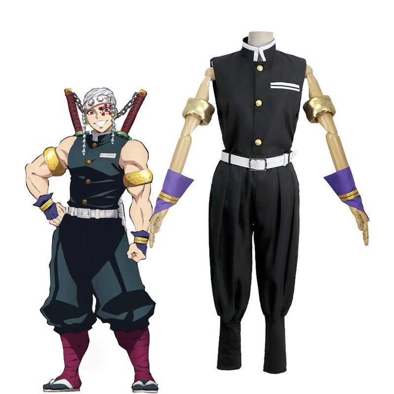 Demon Slayer Kimetsu no Yaiba Tengen Uzui Cosplay Costumes