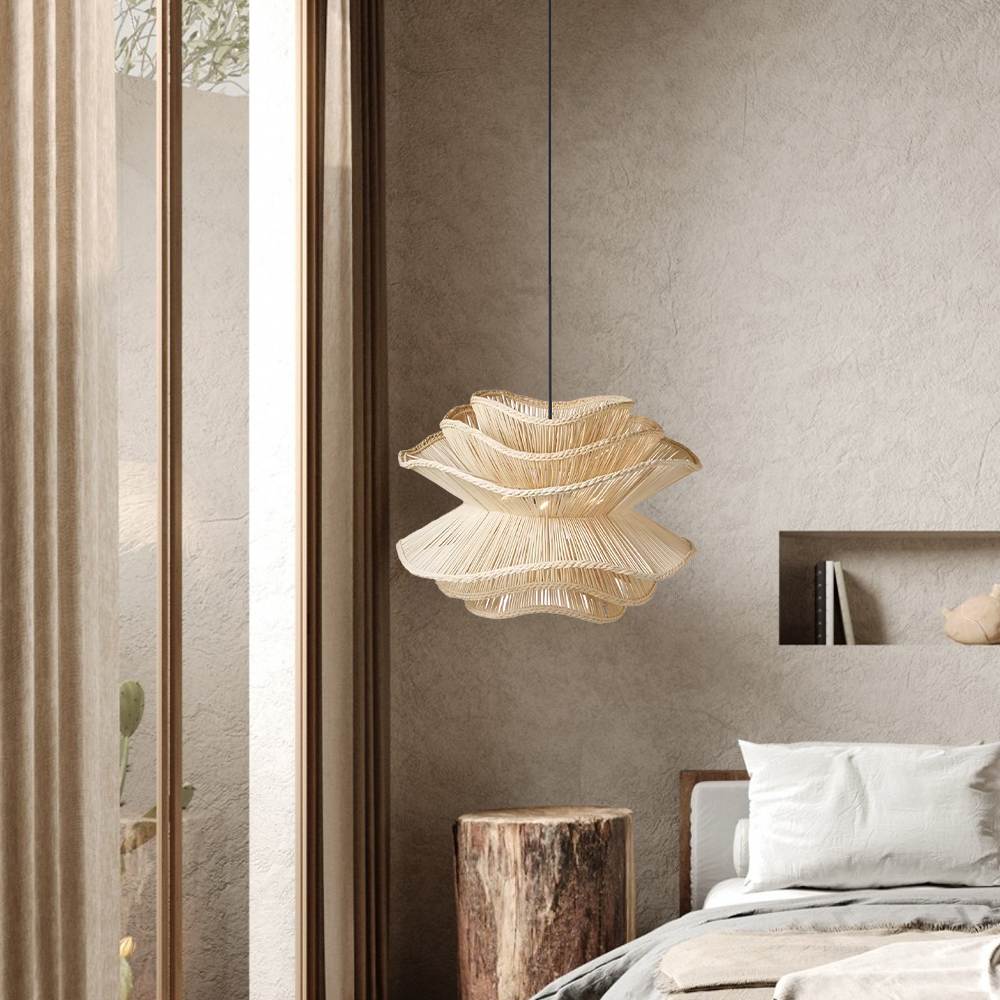 Labpiecesign Vietnam Flower Rattan Pendant Light – LabPieceSign