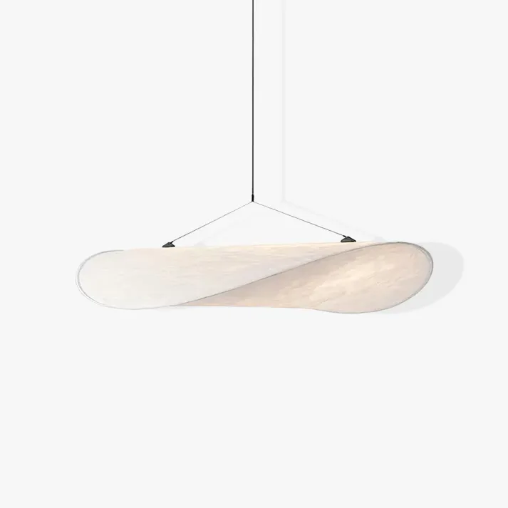 Nordic Style Whute Silk Tense Pendant Lamp-labpiecesign
