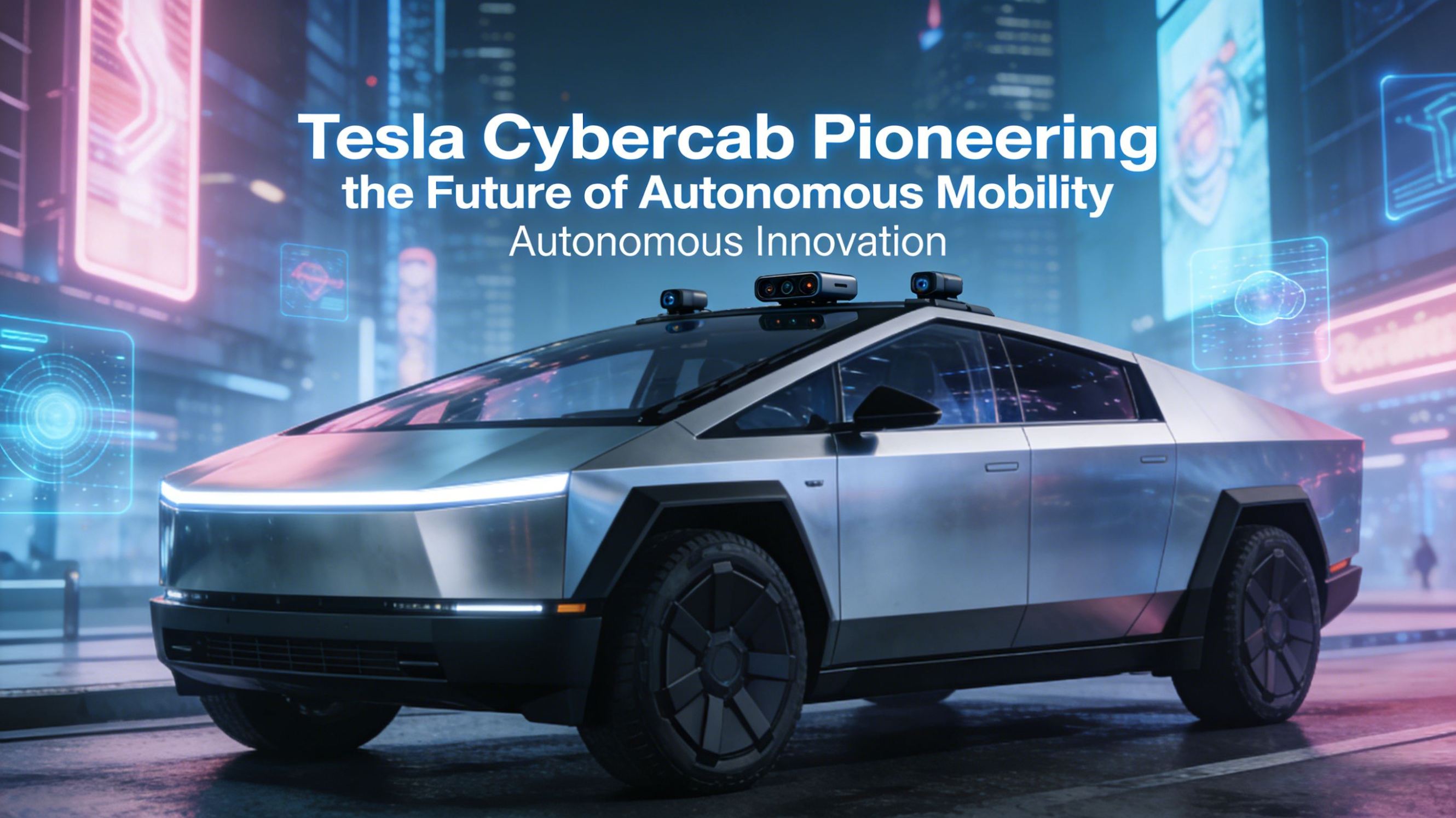 Tesla Cybercab Pioneering the Future of Autonomous Mobility – TESMAG