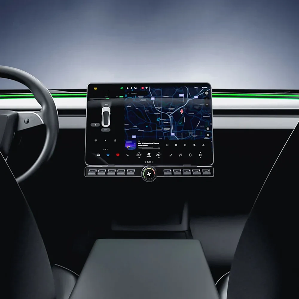 Smart Physical Button Controller with Rotary Climate Knob for Tesla ...